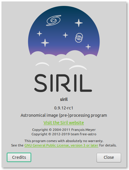 Siril - Siril 0.9.12 is now in RC1 version